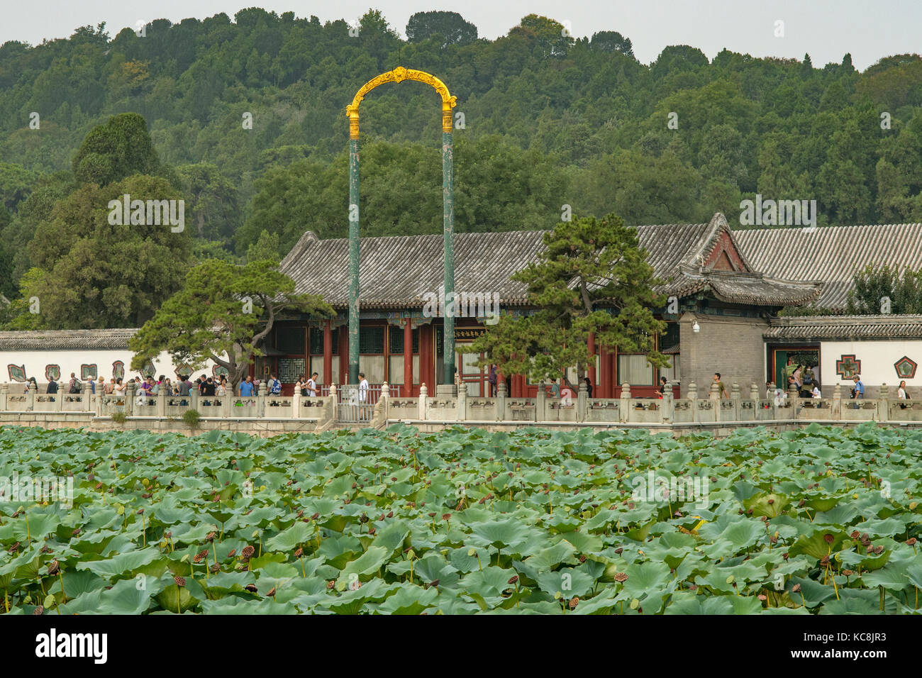 Signal Arch for Empress, Summer Palace, Beijing, China Stock Photo - Alamy