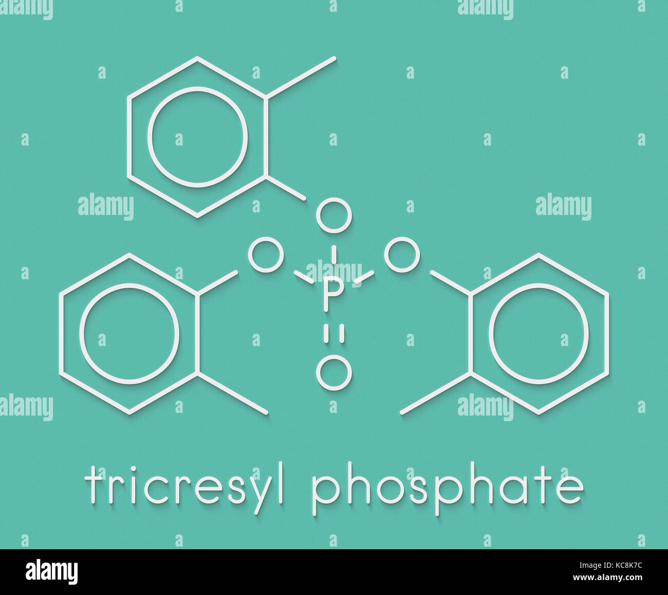 Tricresyl phosphate molecule hi-res stock photography and images - Alamy