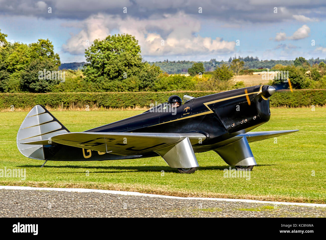 Designed in1936 but built in 2015 David Reid's Chilton D,W.1a racer G ...
