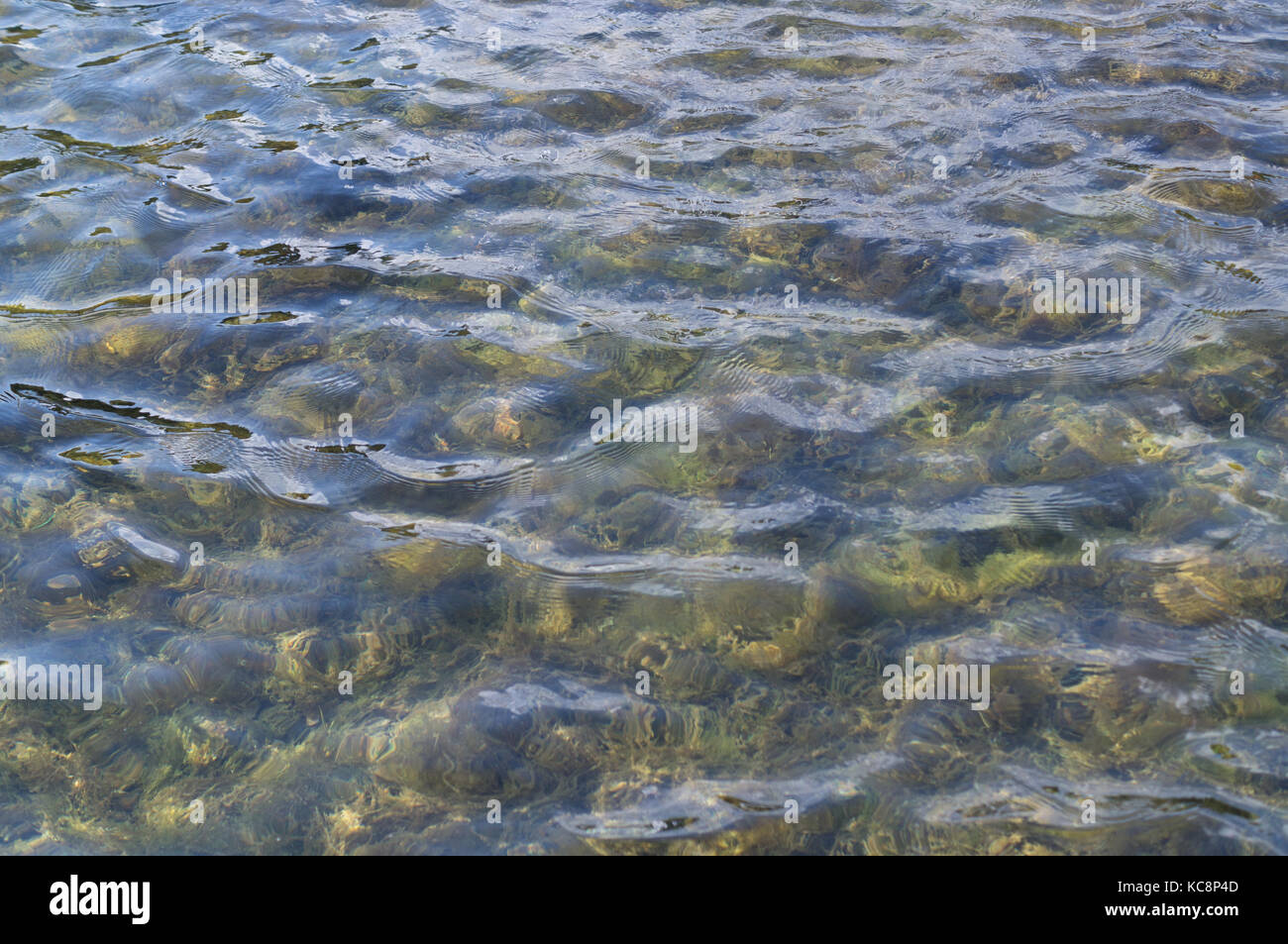 texture of water in tiled pool, fountain. background, nature Stock ...