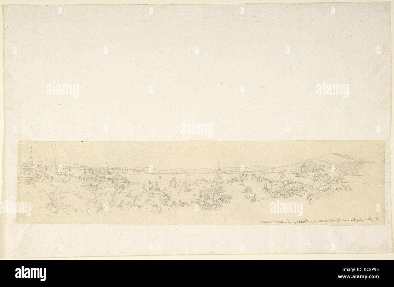 Landscape near Constantinople, Franz von Hauslab the Younger, 19th ...