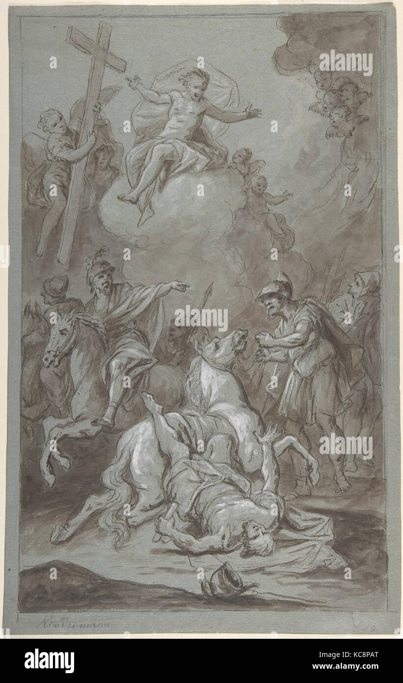 The Conversion of St. Paul (recto); The Execution of the Prisoner ...