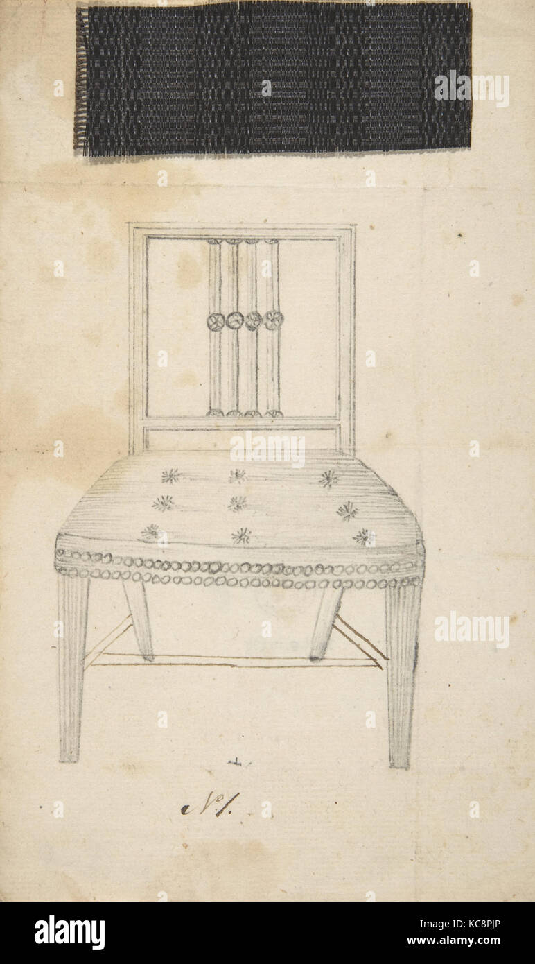 Two designs for side chairs, Attributed to Anonymous, German, 18th ...