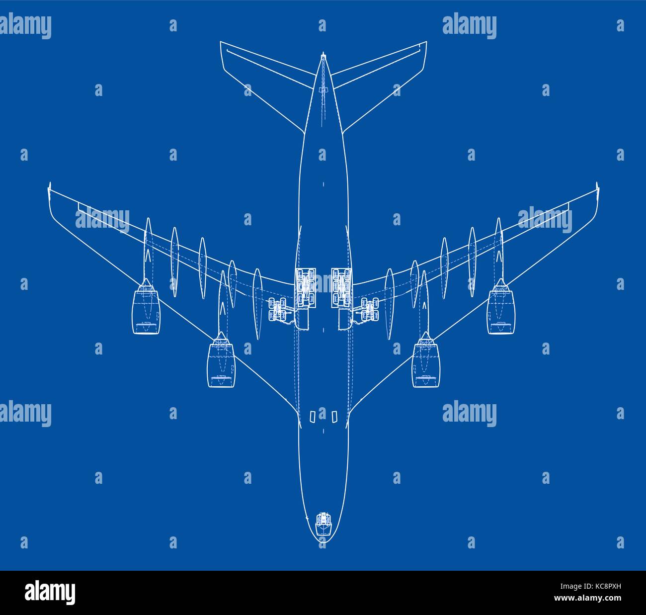 Passenger aircraft. Vector Stock Vector Image & Art - Alamy