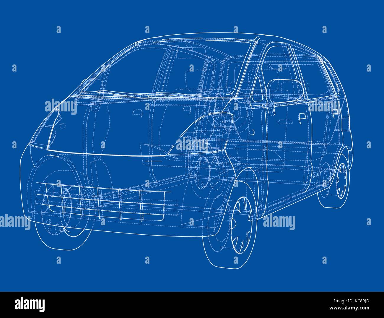 Car sketch. Vector Stock Vector Image & Art - Alamy