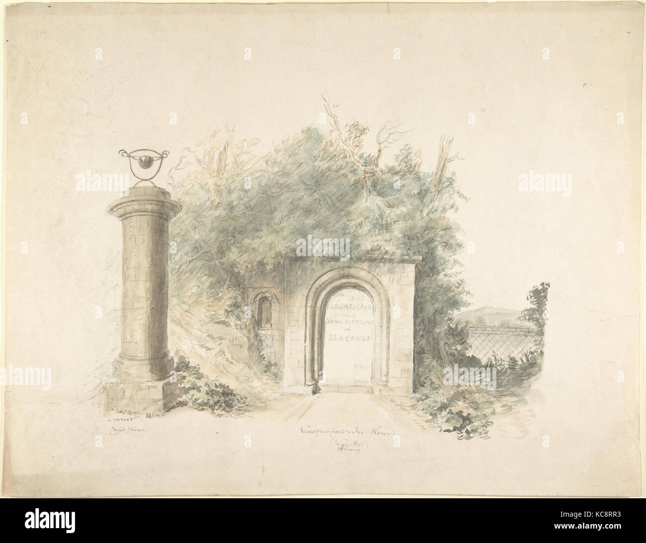 Title Page to a Group of Plans, Elevations and Scenic Interiors of Lea ...