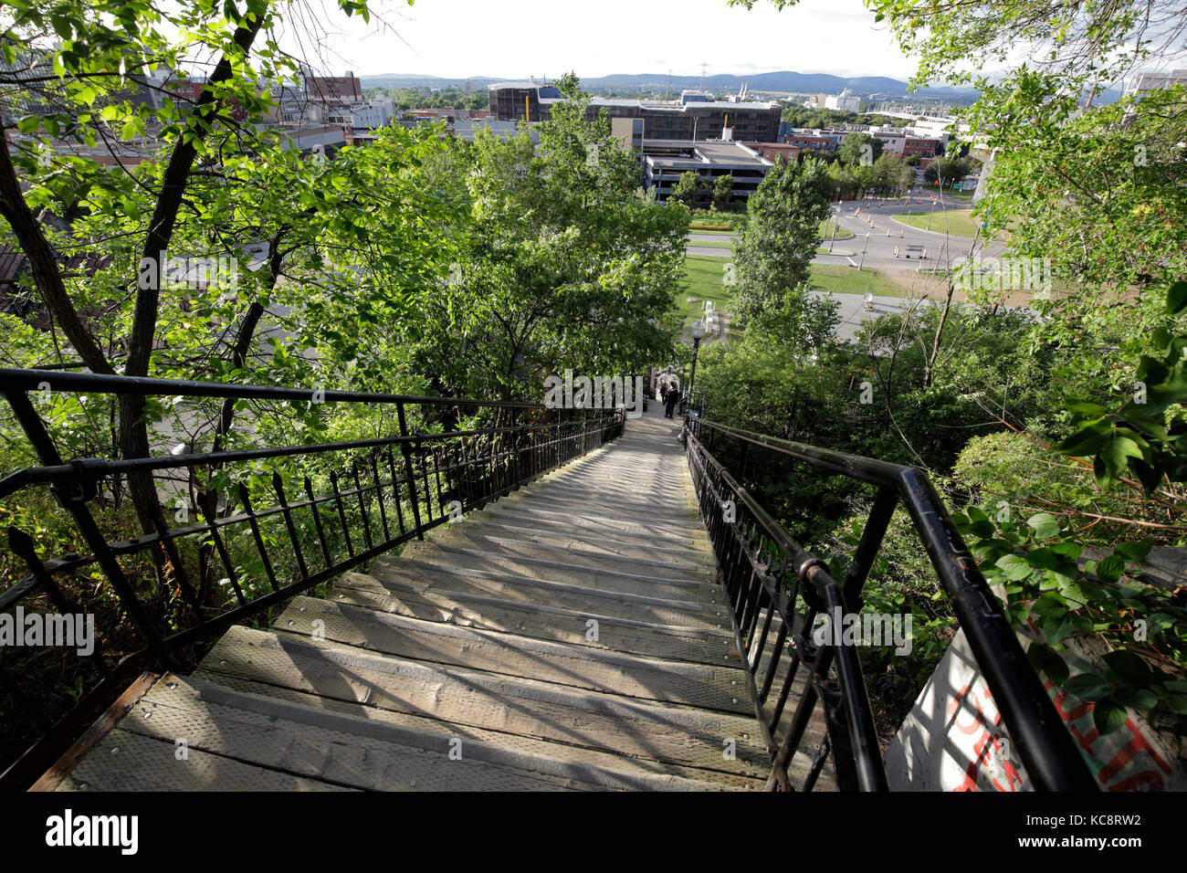Vieux quebec stairs High Resolution Stock Photography and Images - Alamy