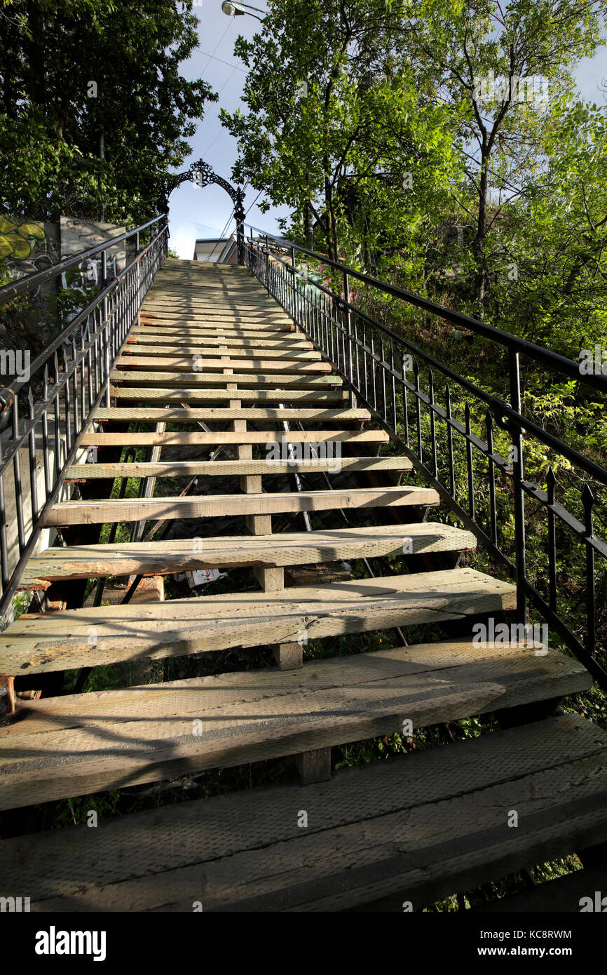 Vieux quebec stairs High Resolution Stock Photography and Images - Alamy