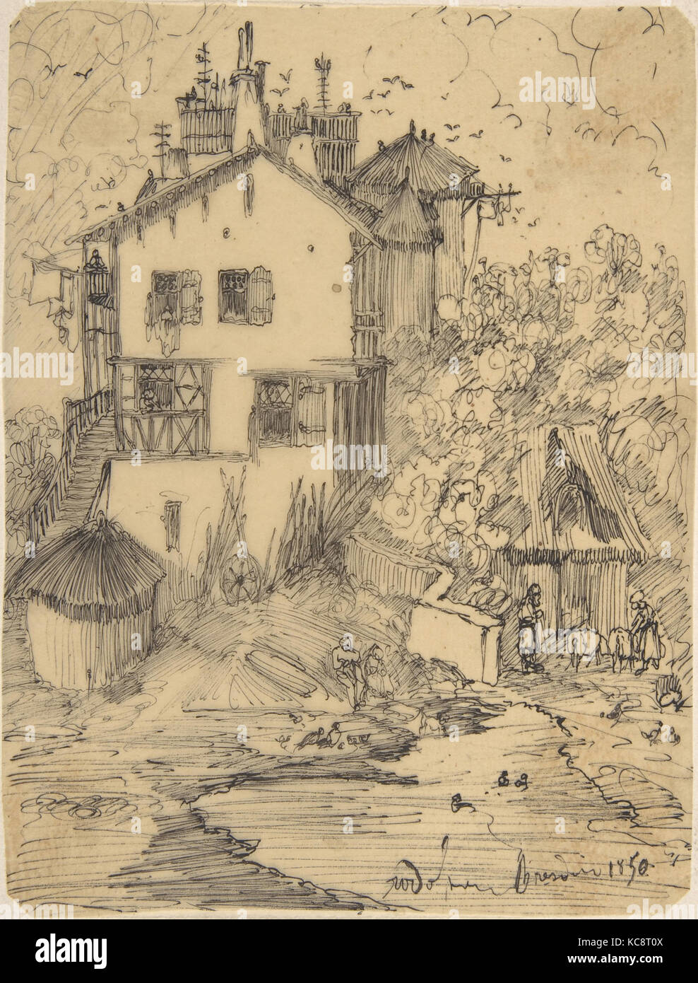 House 1850 hi-res stock photography and images - Alamy