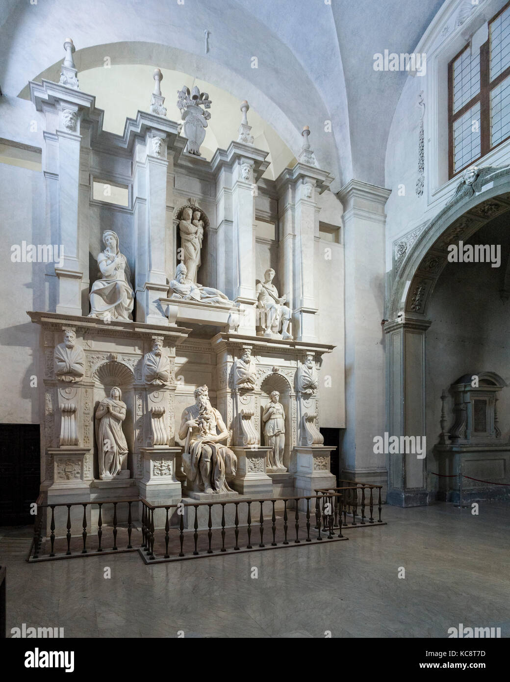 Rome. Italy. Tomb of Pope Julius II, by Michelangelo Buonarroti (1475 ...