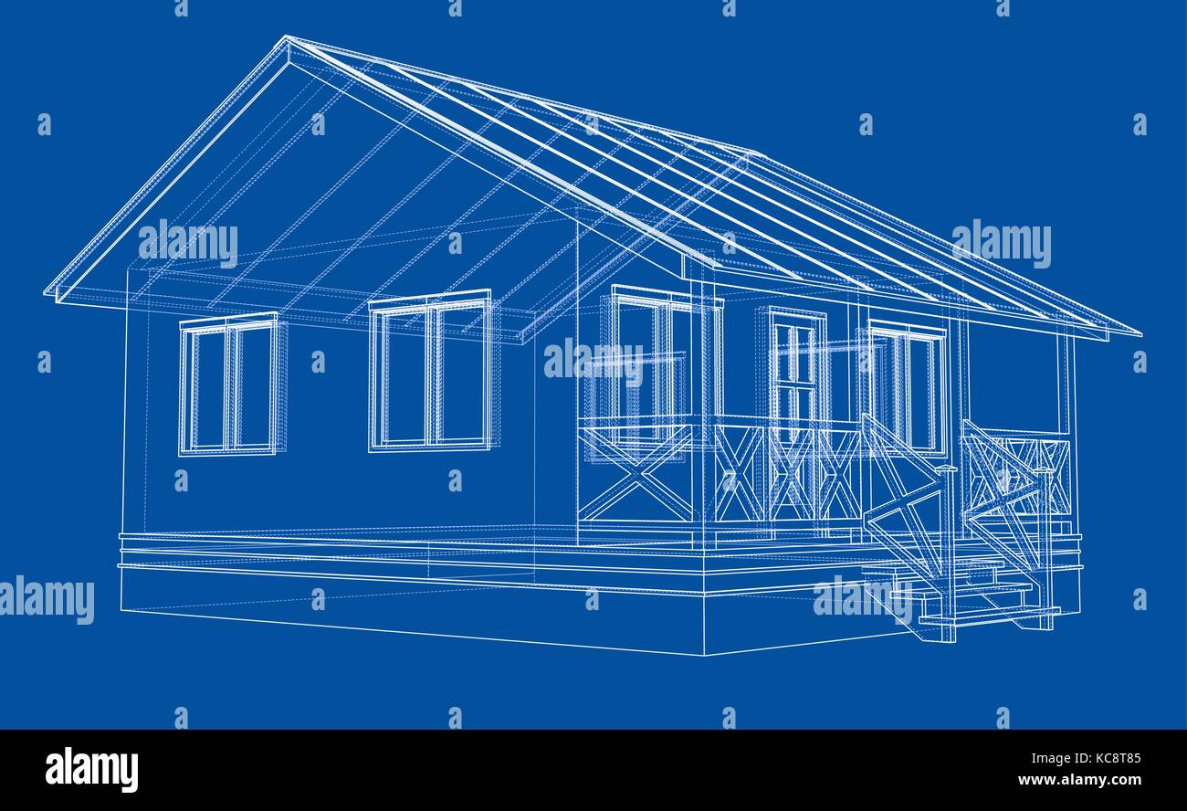 Private house sketch. Vector Stock Vector Image & Art - Alamy