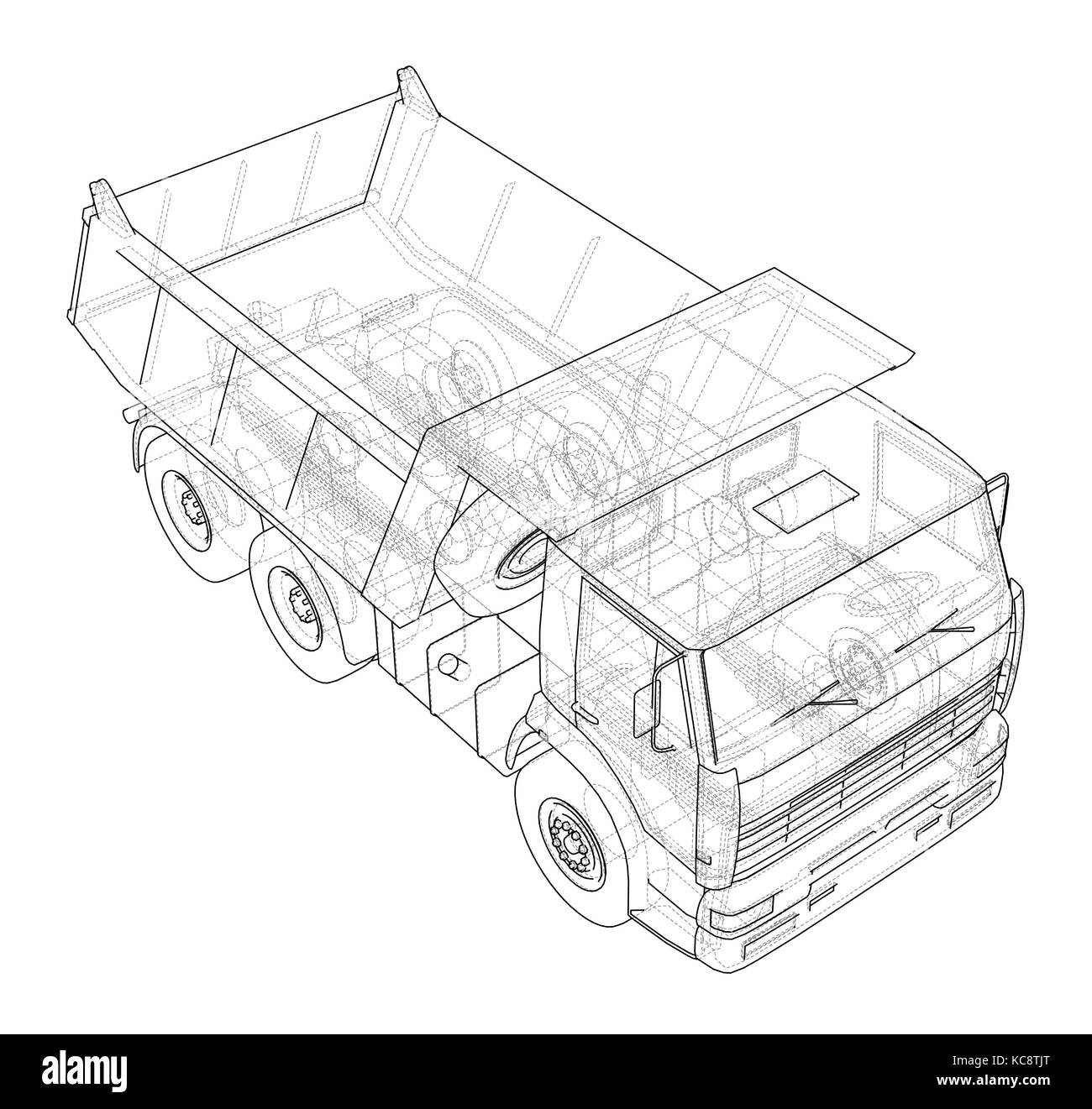 Dump Truck Drawing Autocad