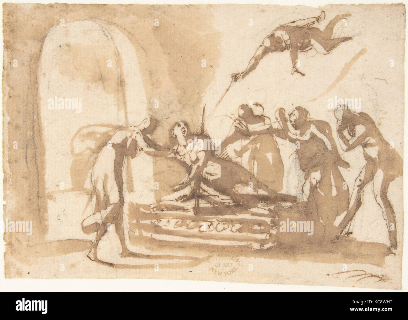 The Death of Dido, attributed to Francesco Allegrini, 1624–63 Stock ...