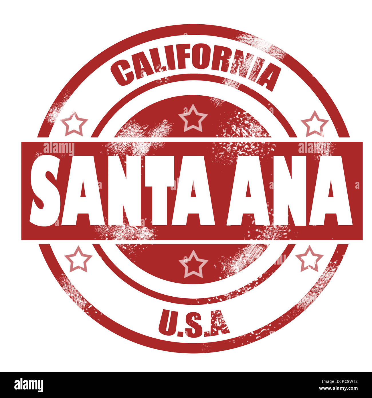 Santa Ana Stamp image with hi-res rendered artwork that could be used ...