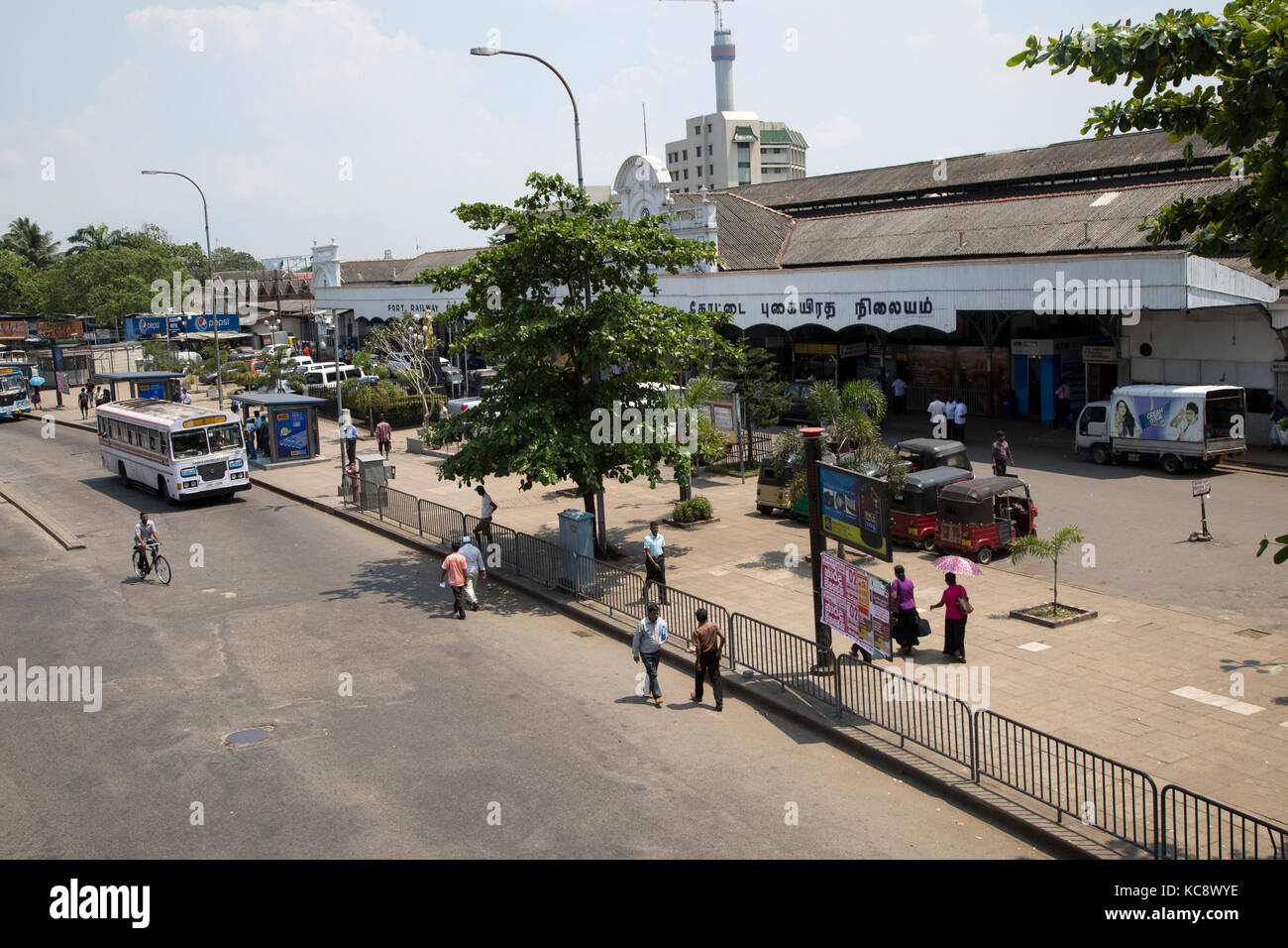 Fort railway station, Colombo, Sri Lanka, Asia Stock Photo - Alamy