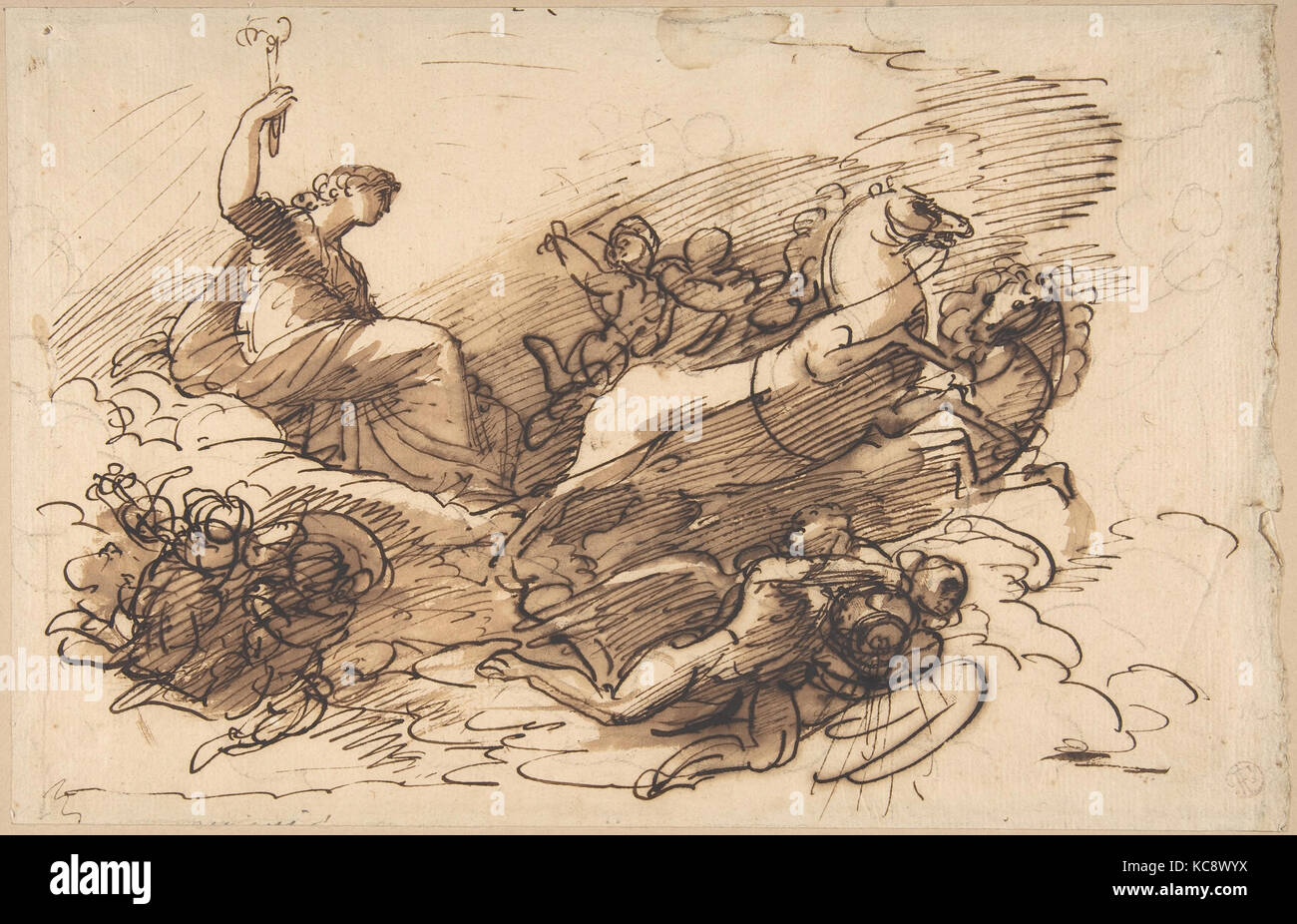 Aurora Riding in Her Chariot, Andrea Appiani, 1754–1817 Stock Photo - Alamy
