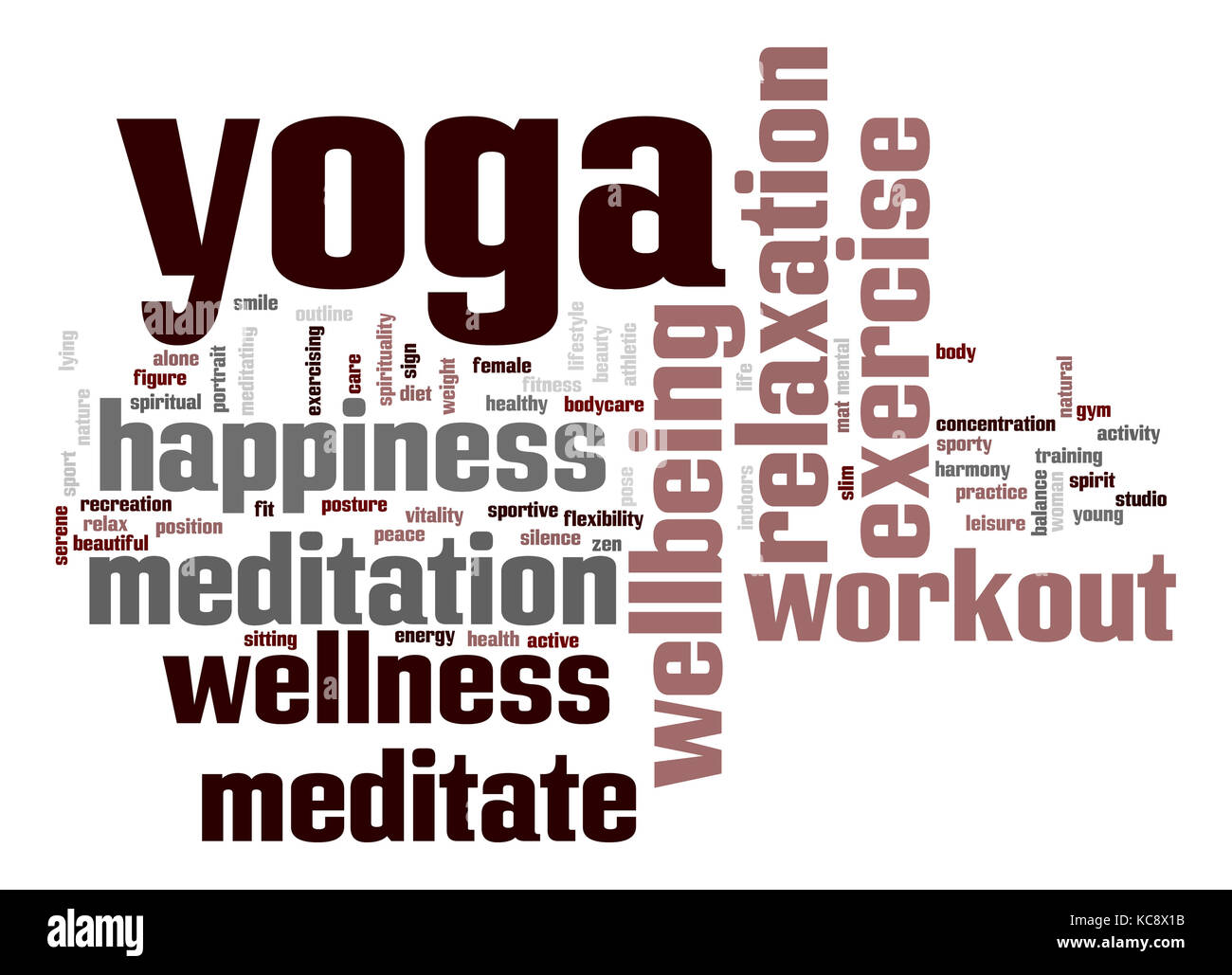 Yoga Word High Resolution Stock Photography and Images - Alamy