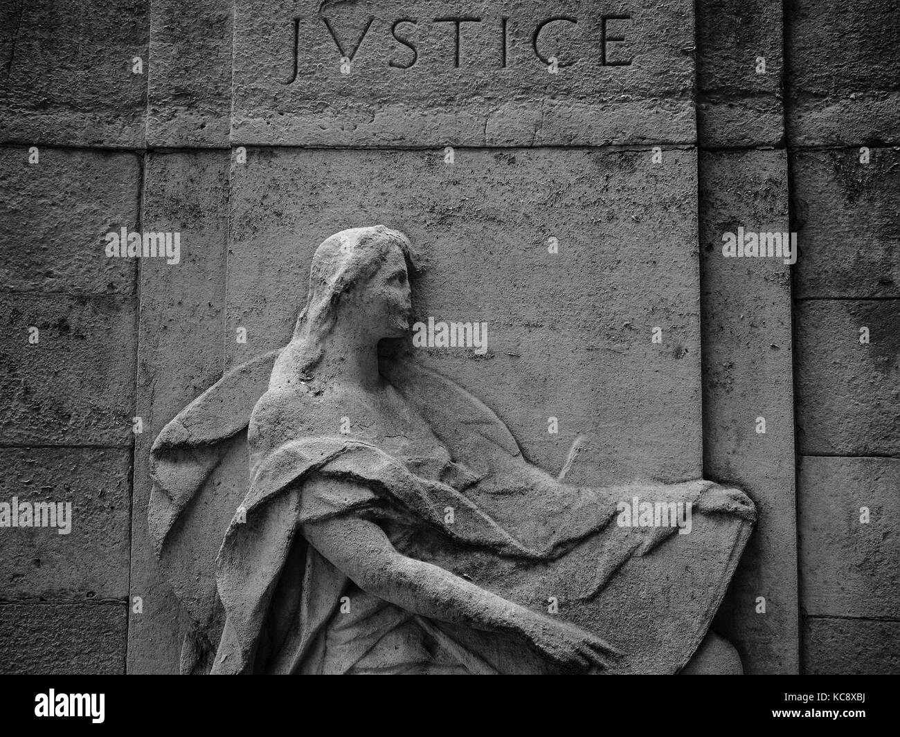 Worn statue Black and White Stock Photos & Images - Alamy
