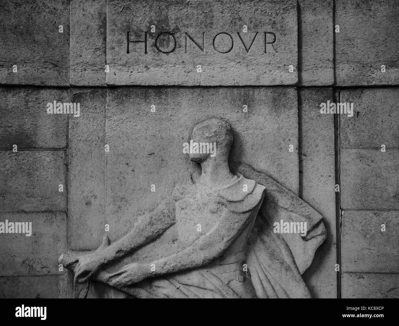 Worn statue Black and White Stock Photos & Images - Alamy