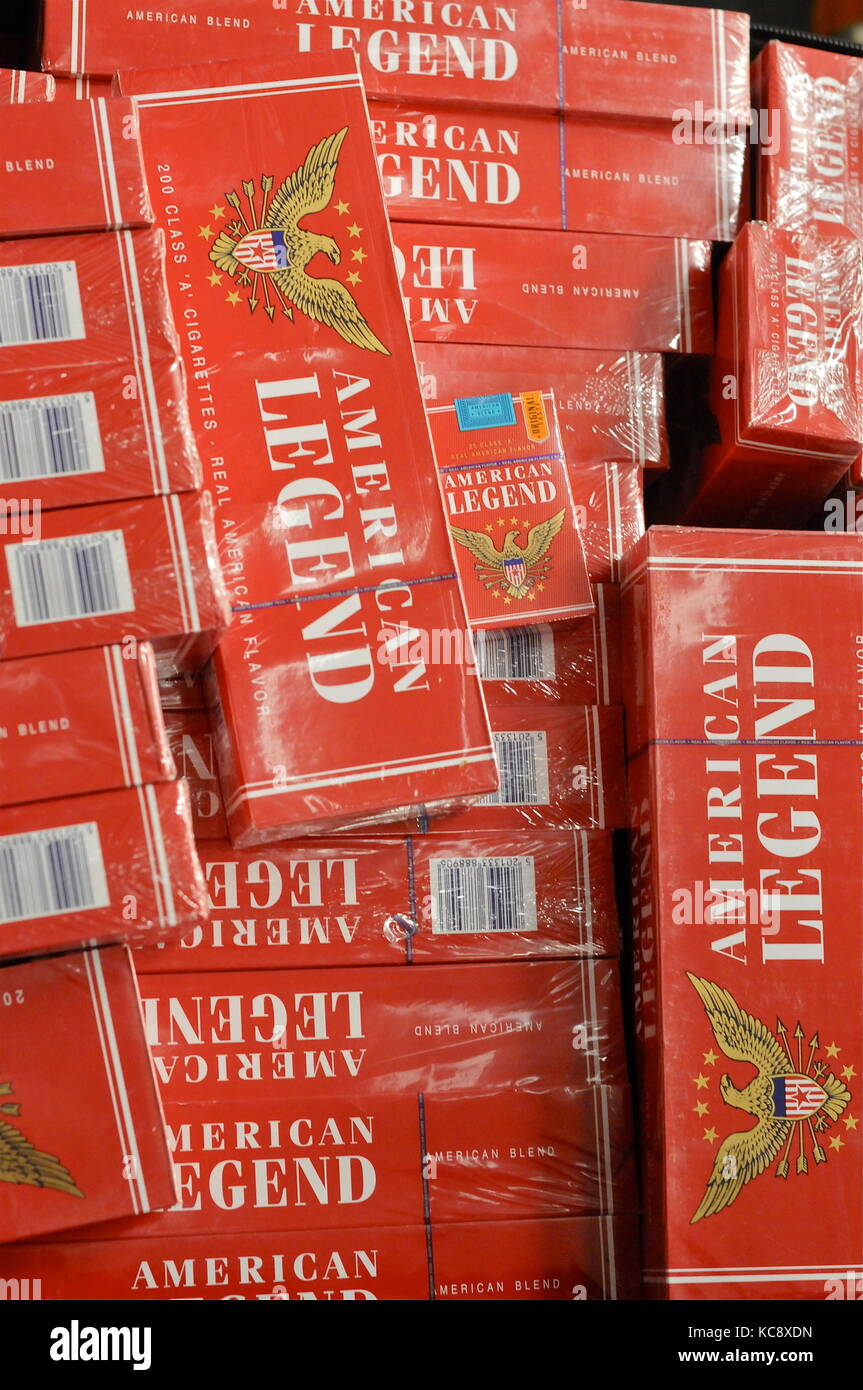 Presentation of illegal items seized by French Customs, Villeurbanne ...