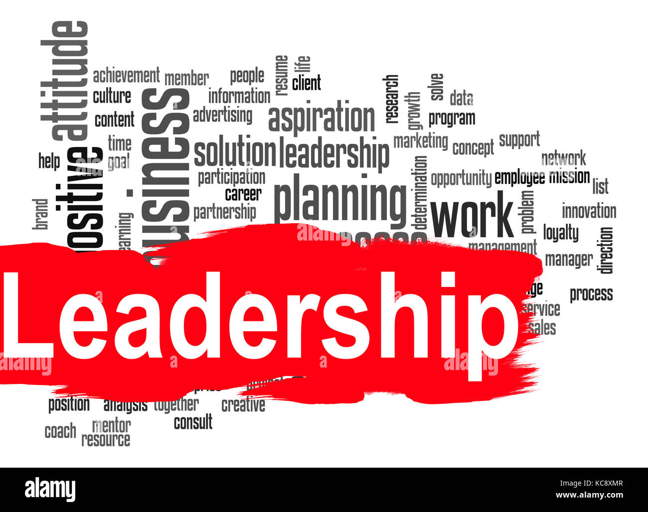 Leadership word cloud image with hi-res rendered artwork that could be ...