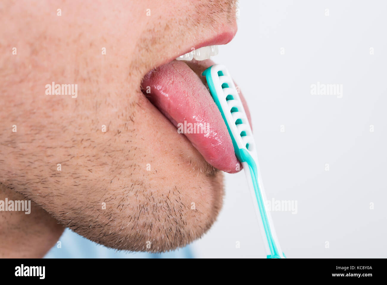 Tongue scraping hi-res stock photography and images - Alamy