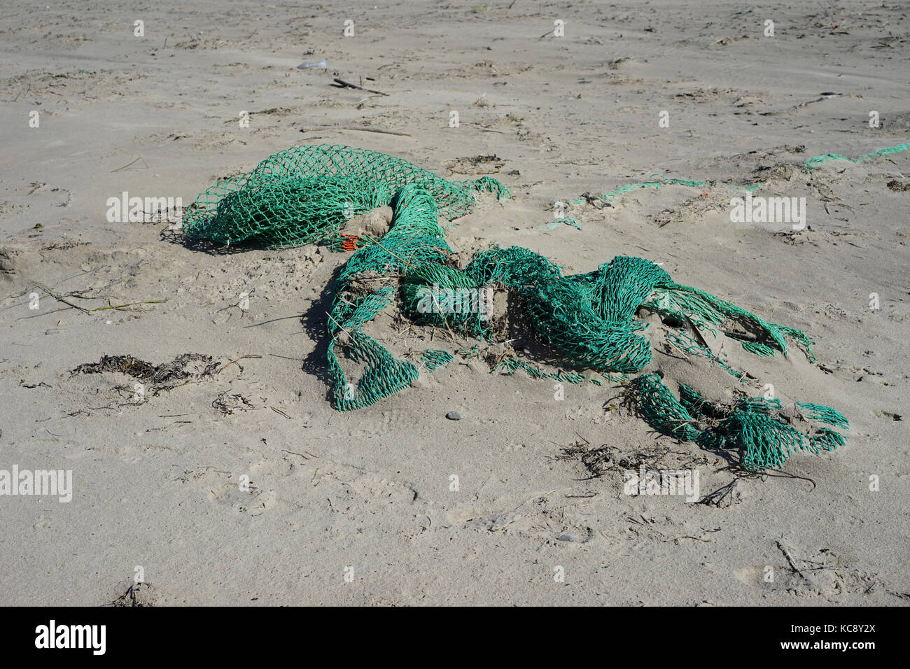 Washed up fishing nets hi-res stock photography and images - Alamy
