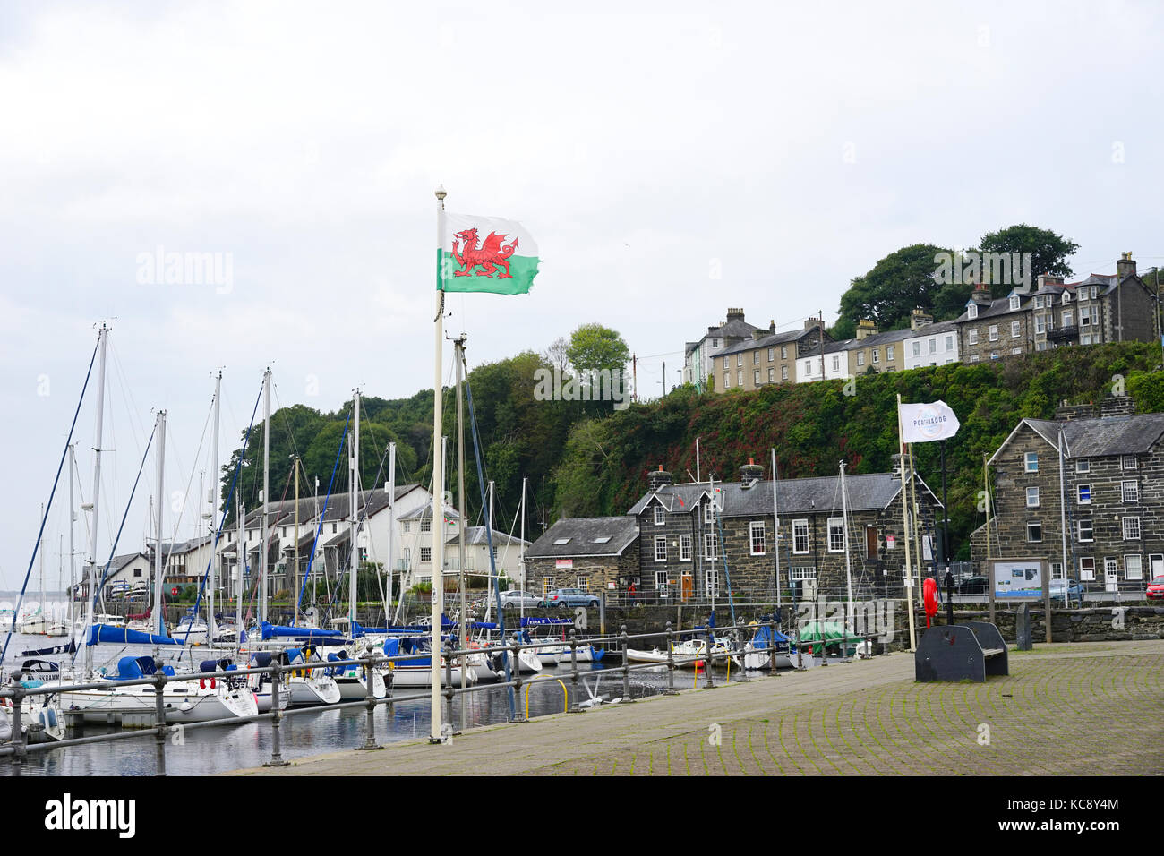 Porthmadog harbour,Porthmadog,North Wales, UK Stock Photo - Alamy