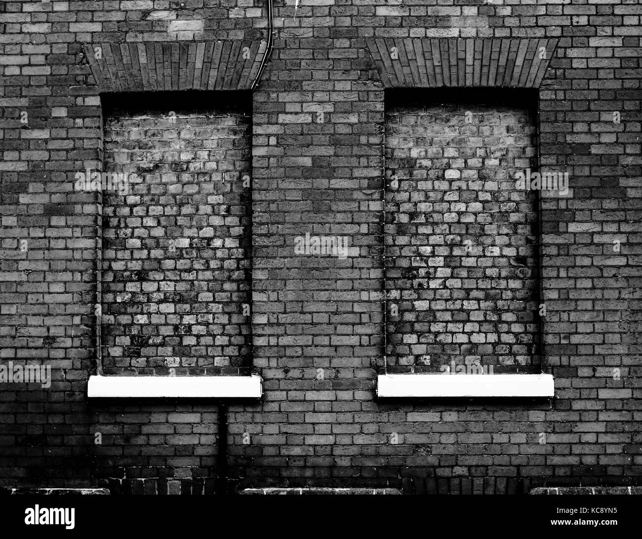 Bricked blocked Black and White Stock Photos & Images - Alamy