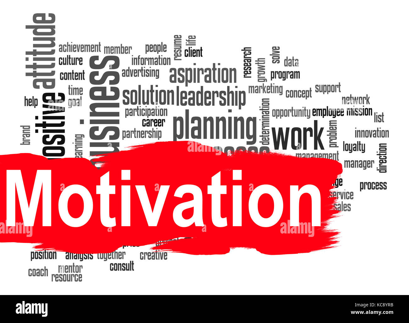 Motivation word cloud image with hi-res rendered artwork that could be ...