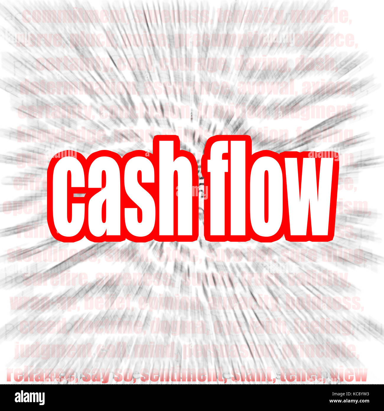Cash flow word cloud image with hi-res rendered artwork that could be ...