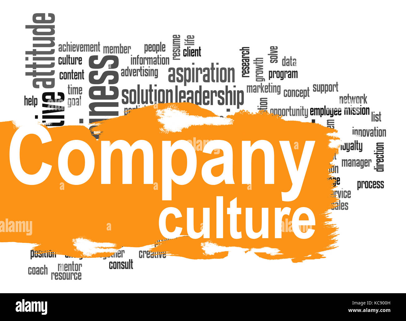 Company culture word cloud image with hi-res rendered artwork that ...