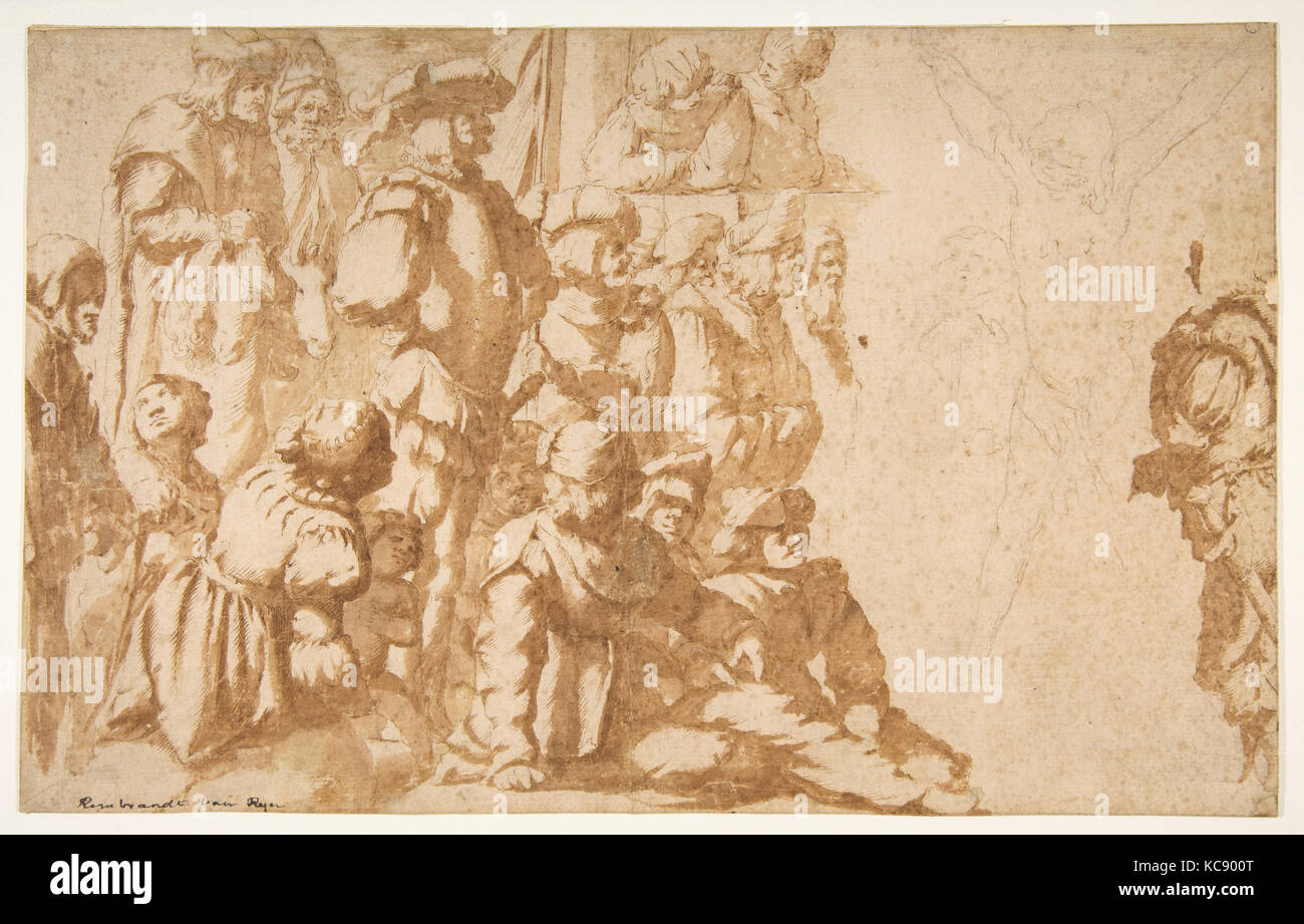 The Martydrom of St. Andrew, Giovanni Battista Spinelli, 1630–60 Stock ...