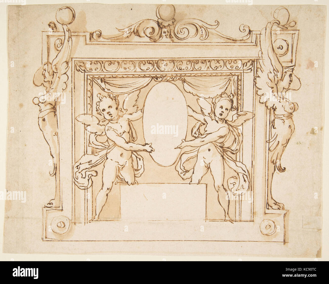 Winged children hi-res stock photography and images - Alamy