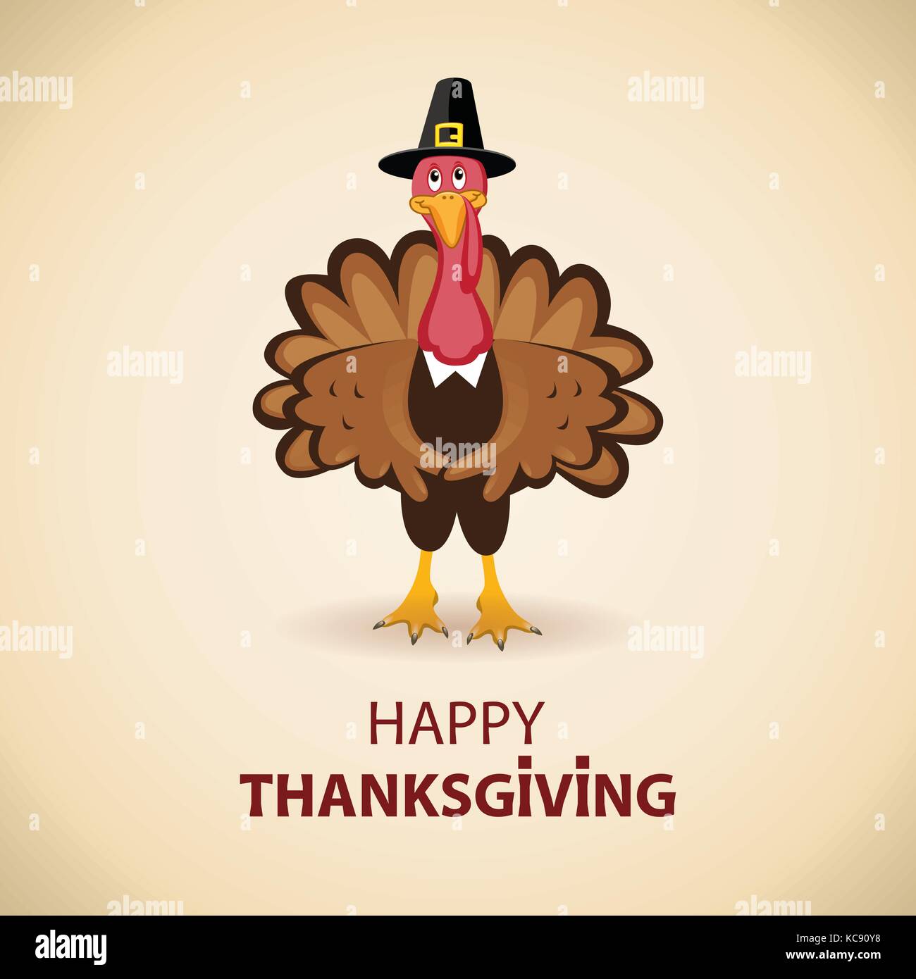 vector turkey card for thanksgiving day Stock Vector Image & Art - Alamy