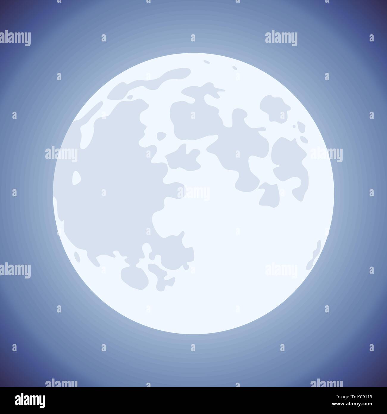 vector moon background illustration Stock Vector Image & Art - Alamy