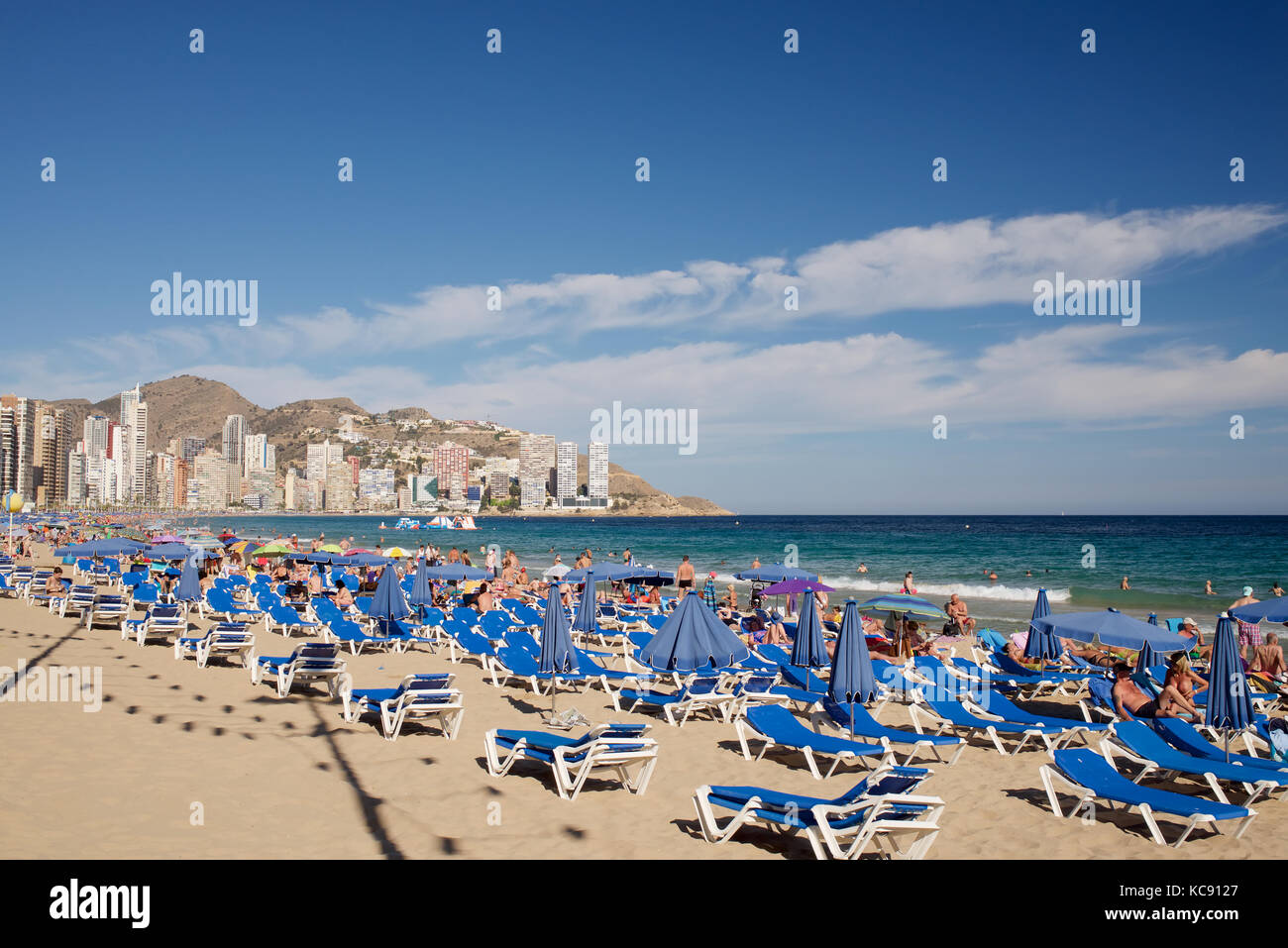 Benidorm beach hi-res stock photography and images - Alamy
