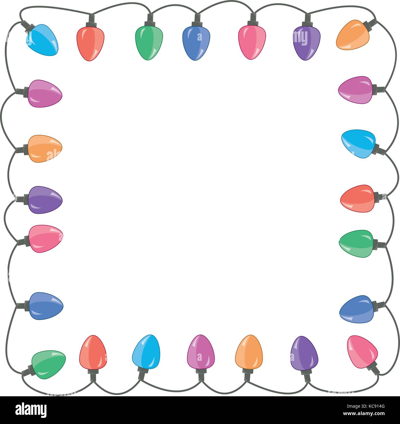 Illuminated border Stock Vector Images - Alamy