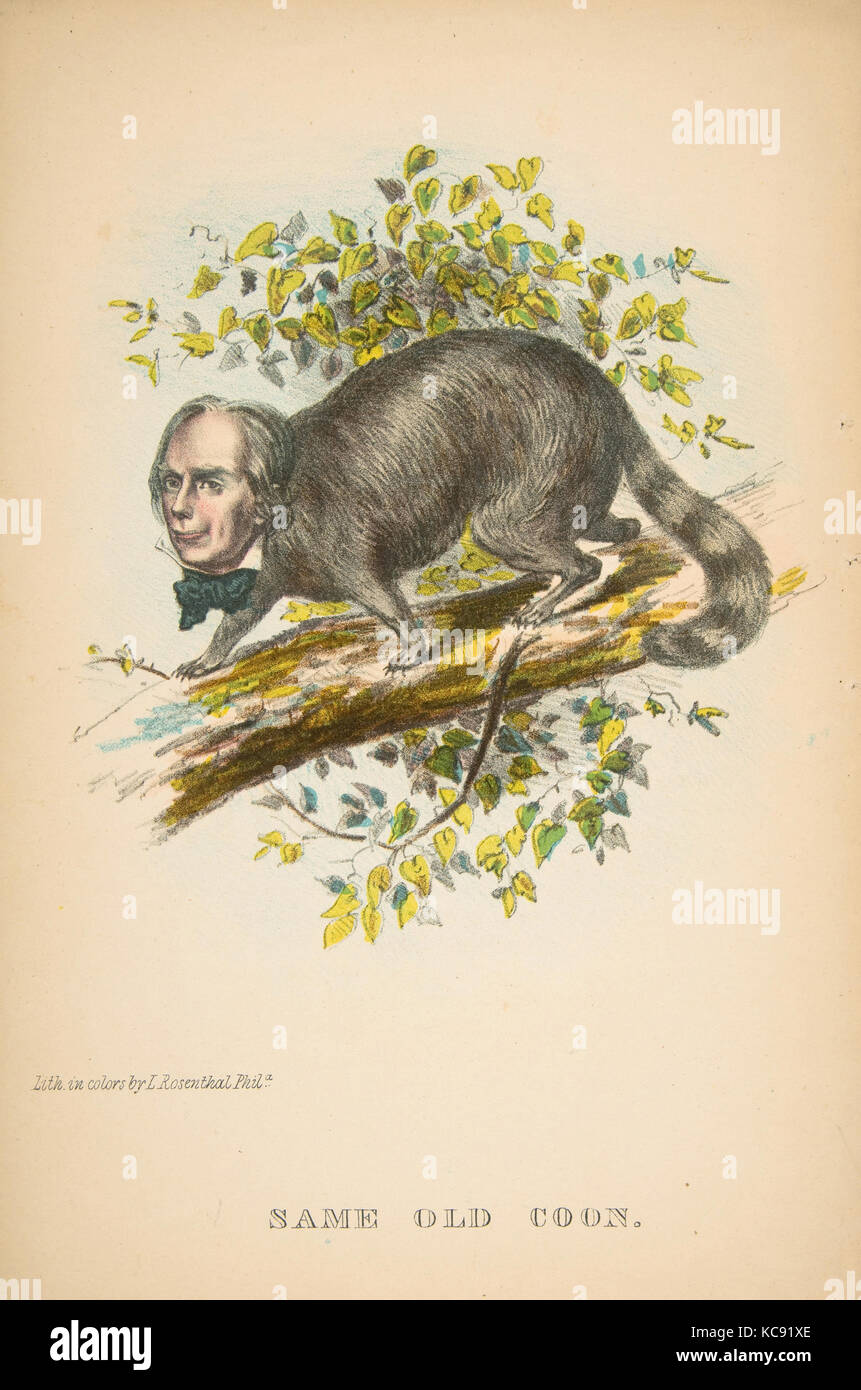 Same Old Coon (Henry Clay), from The Comic Natural History of the Human ...