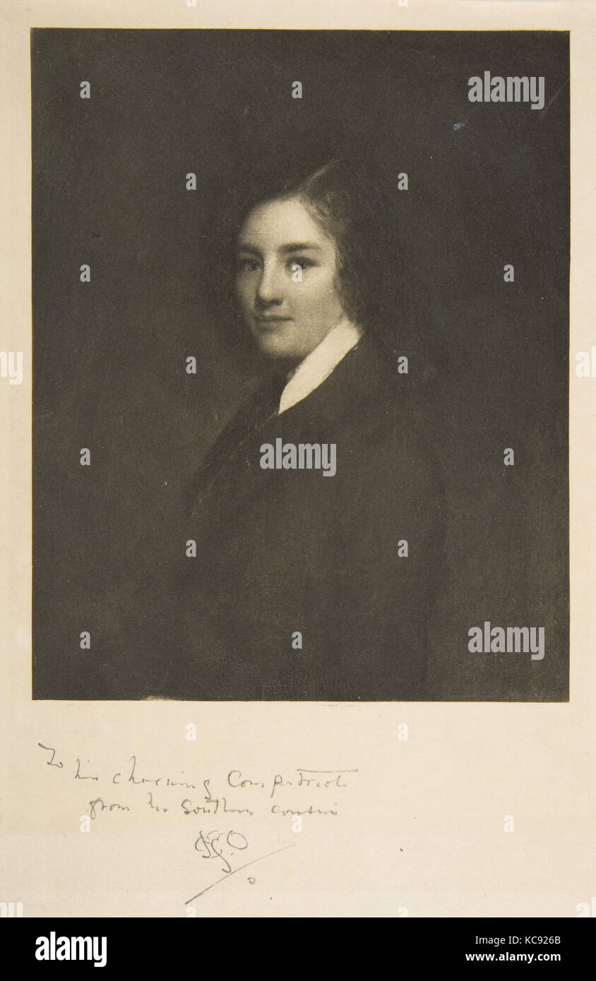 James McNeill Whistler, Age 14, After Sir William Boxall, after 1848 ...