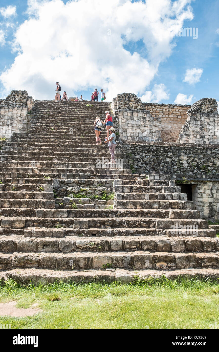 Ek Balam Mayan archeological site Yucatan Mexico Stock Photo - Alamy