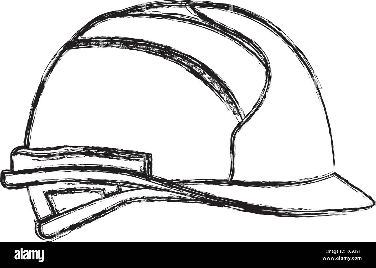 helmet side view monochrome blurred silhouette Stock Vector Image & Art ...