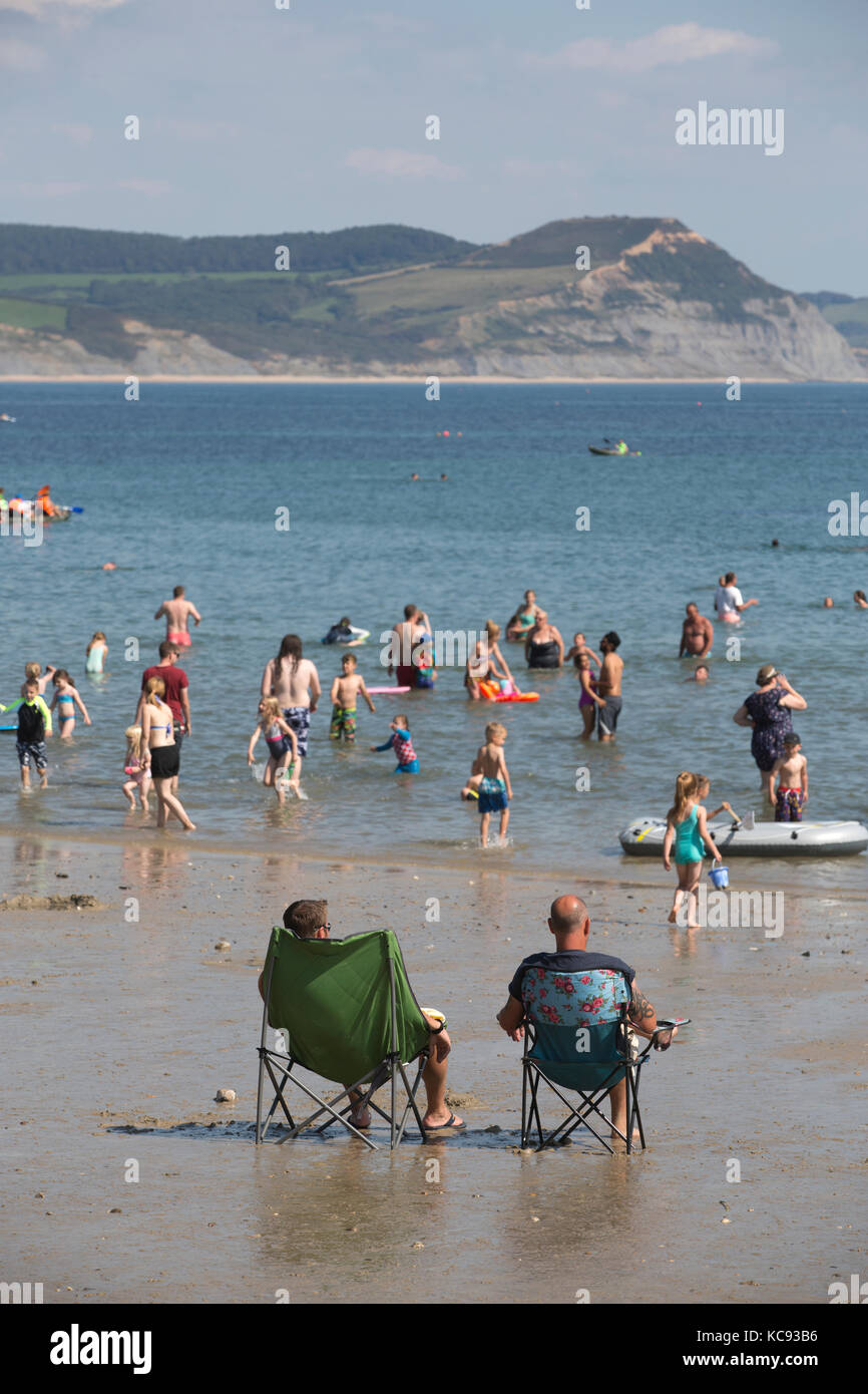 Lyme Regis, ancient town featured in the Domesday Book, with historical ...