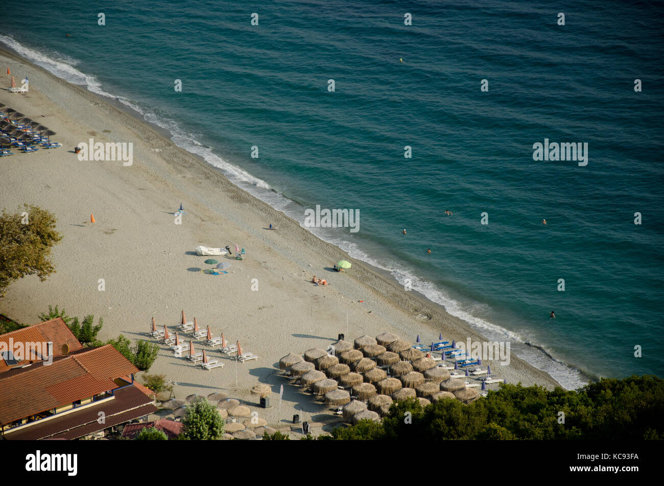 view on the beach from top Stock Photo - Alamy