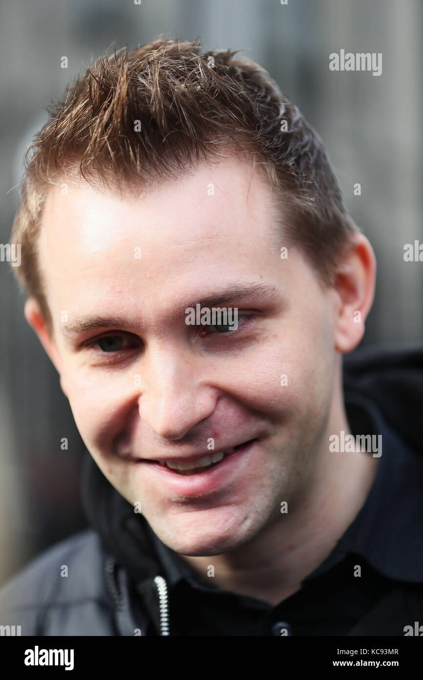 Max Schrems leaves the High Court in Dublin Stock Photo - Alamy