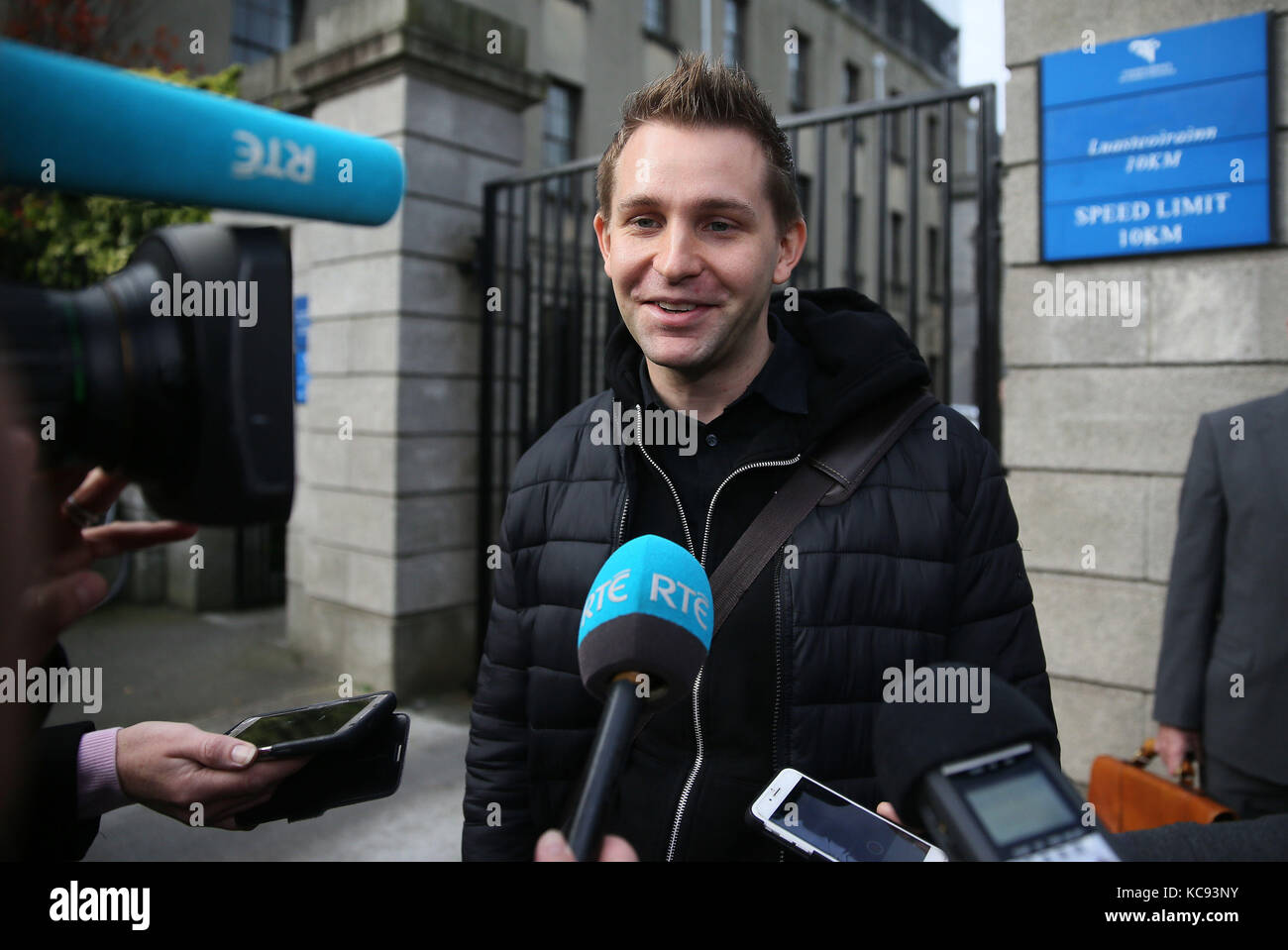 Max Schrems leaves the High Court in Dublin Stock Photo - Alamy