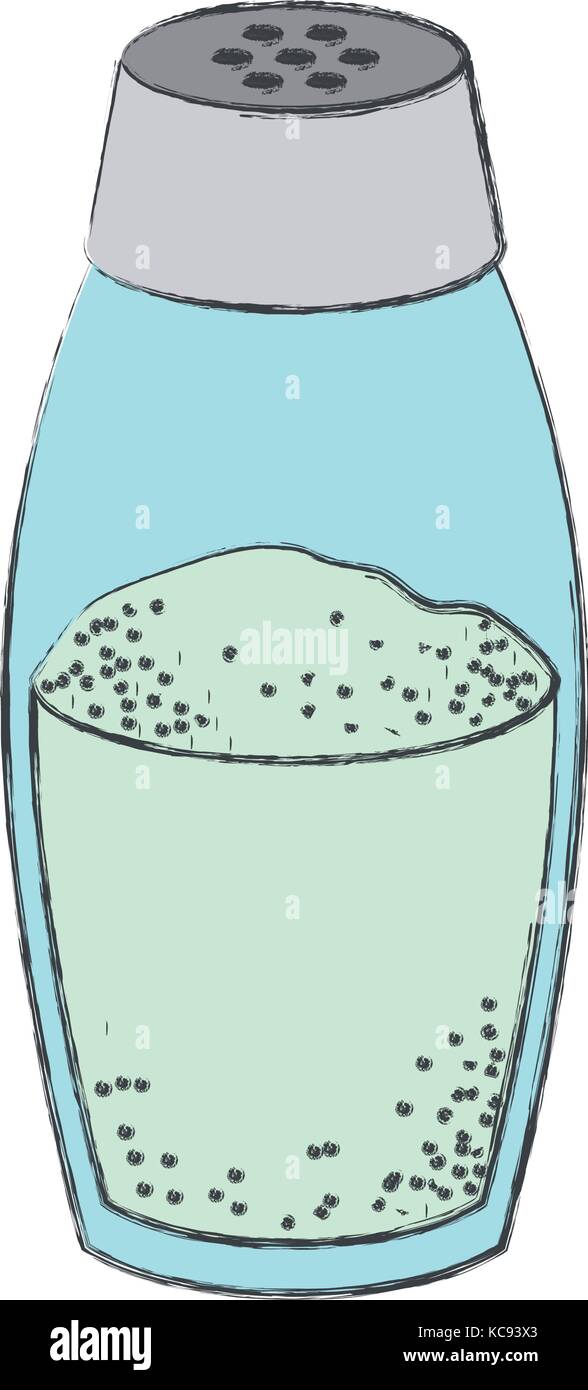 salt container colorful blurred contour Stock Vector Image & Art - Alamy