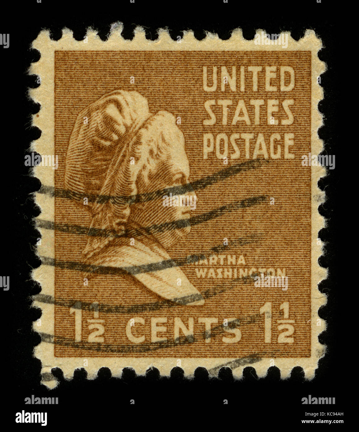 USA - CIRCA 1930: A stamp printed in USA shows portrait Martha ...