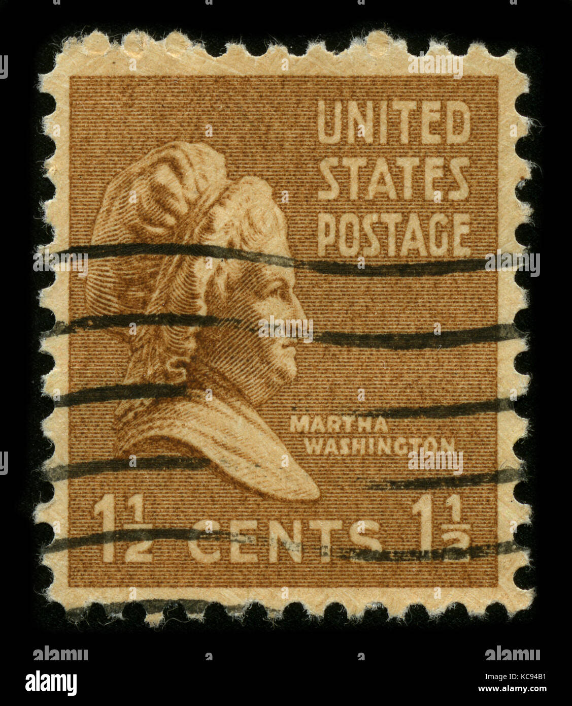 USA - CIRCA 1948: A stamp printed in USA shows portrait Martha ...