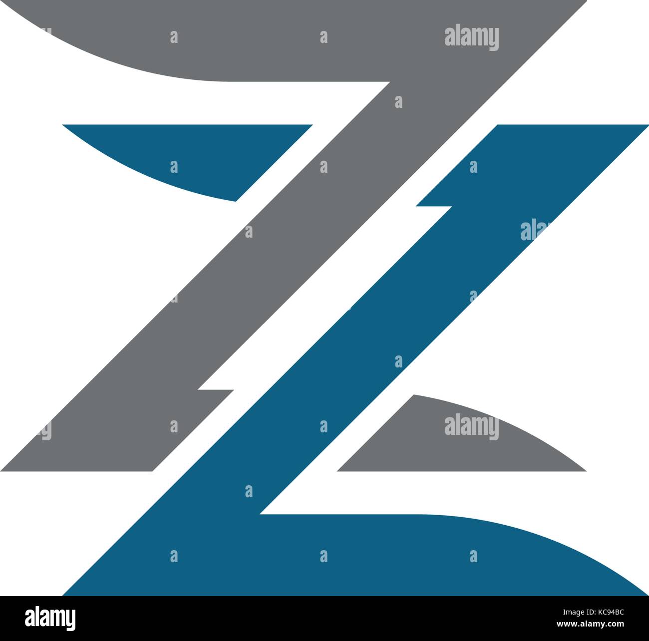 Z letter logo hi-res stock photography and images - Alamy